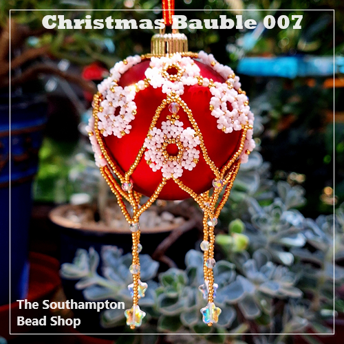 Beaded christmas ball kits store