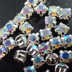 4mm Chaton Montees - www.thesouthamptonbeadshop.co.uk