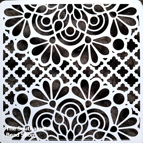 Craft Stencil - Mandala-2 - www.thesouthamptonbeadshop.co.uk