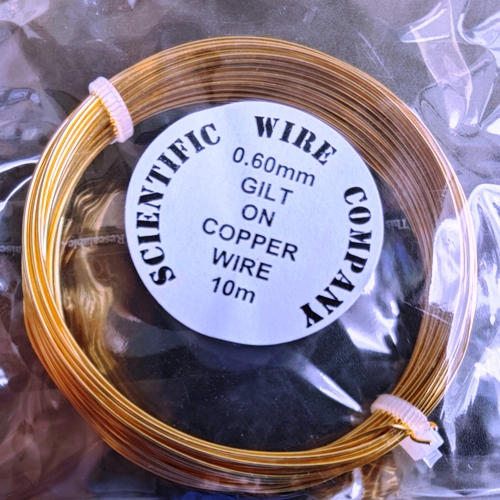 0.6mm Copper Wire-Gold (Non Tarnish) - www.thesouthamptonbeadshop.co.uk