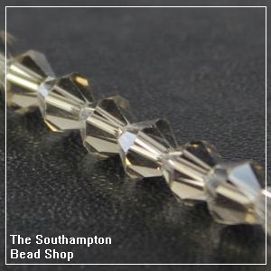 Chinese 6mm Bicone Crystals - Black Diamond - www ...