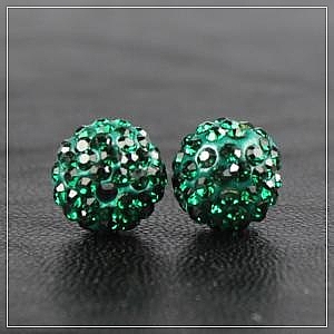 4mm-Chaton Montees - Emerald - www.thesouthamptonbeadshop.co.uk